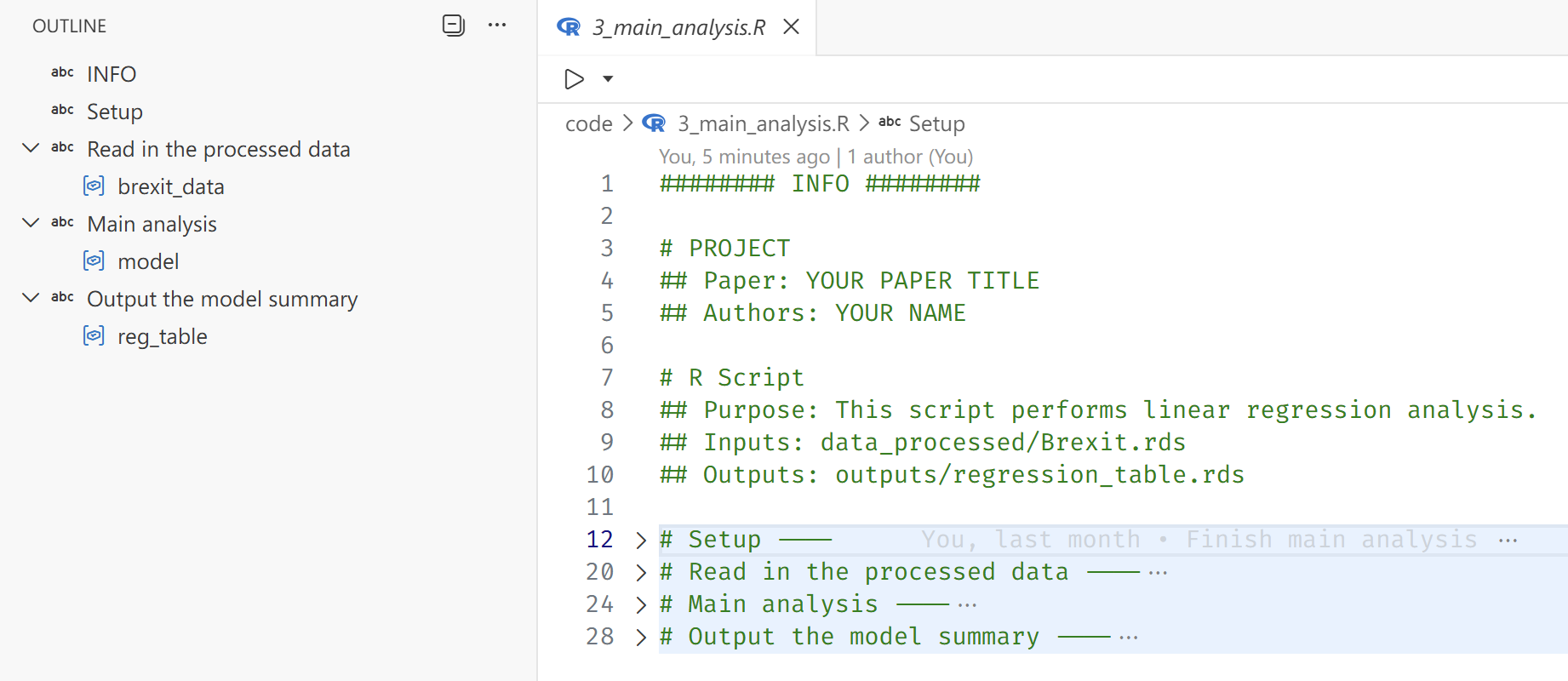 Structuring Reproducible Research Projects in R: A Workflow with renv ...